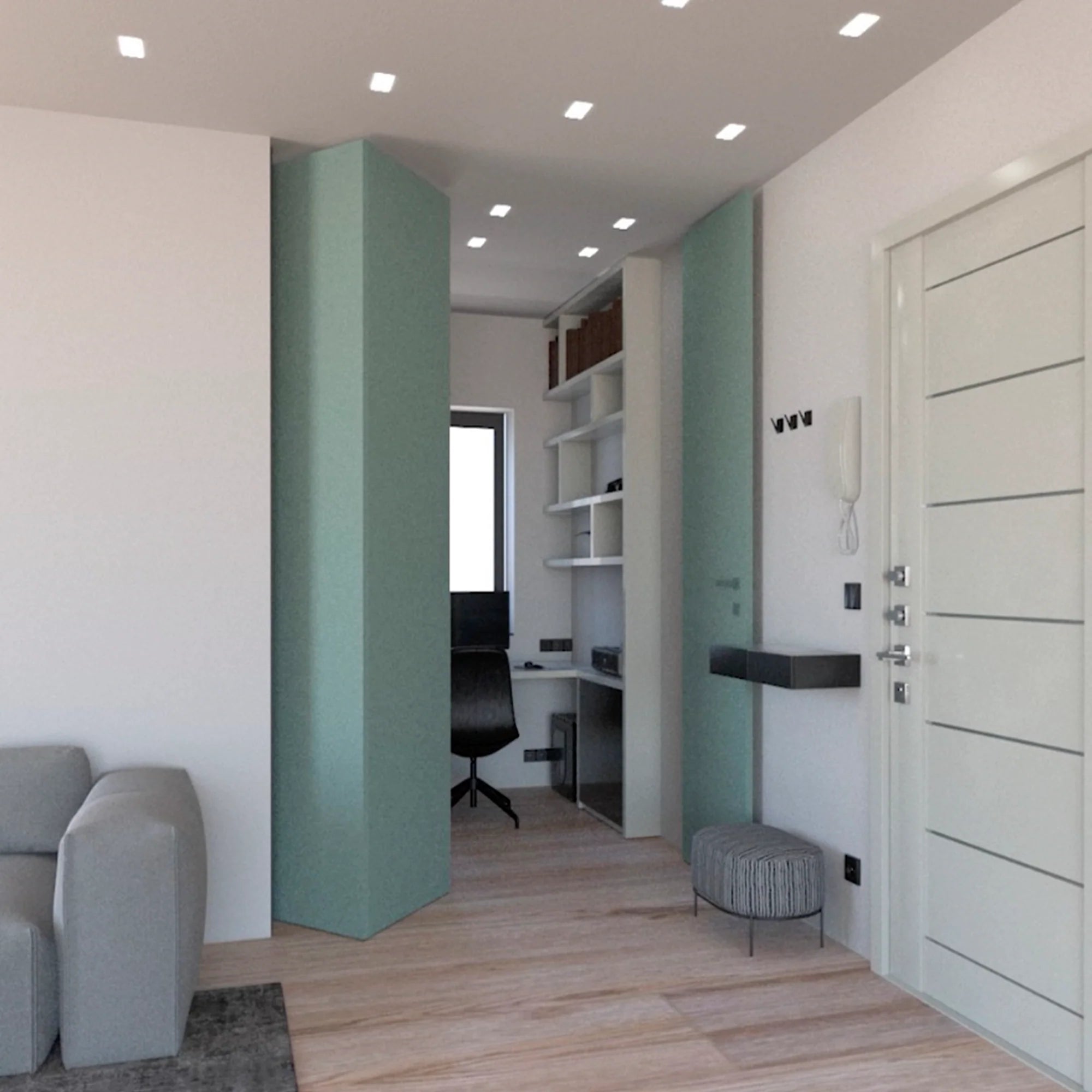 Ergon® Living Folding - Folding partition wall system. Made in Italy ...